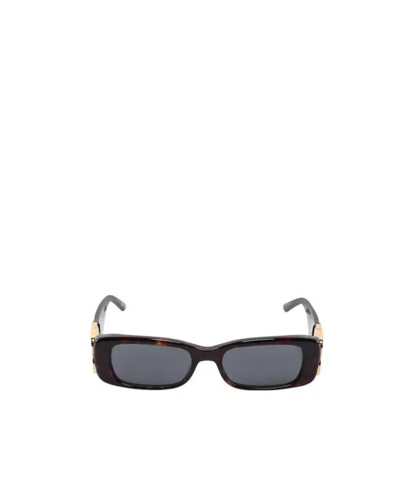 Balenciaga Rectangular Frame Sunglasses - Gray