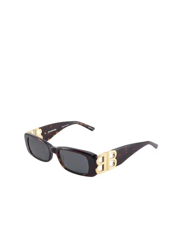 Balenciaga Rectangular Frame Sunglasses - Gray