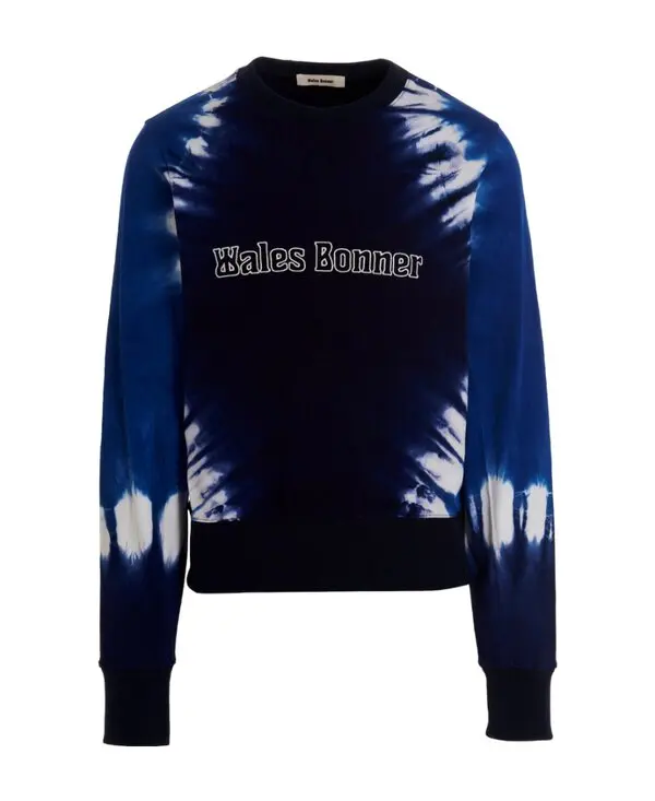 WALES BONNER Long Sleeve Tie-dye Sweater