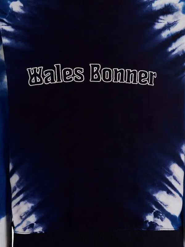 WALES BONNER Long Sleeve Tie-dye Sweater