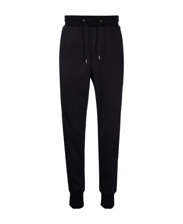 Paul Smith Stripe Detailed Drawstring Jogging Pants - Black