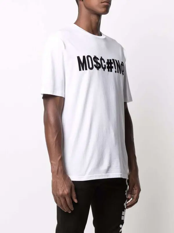 Moschino Symbols Logo-embroidered Boxy T-shirt