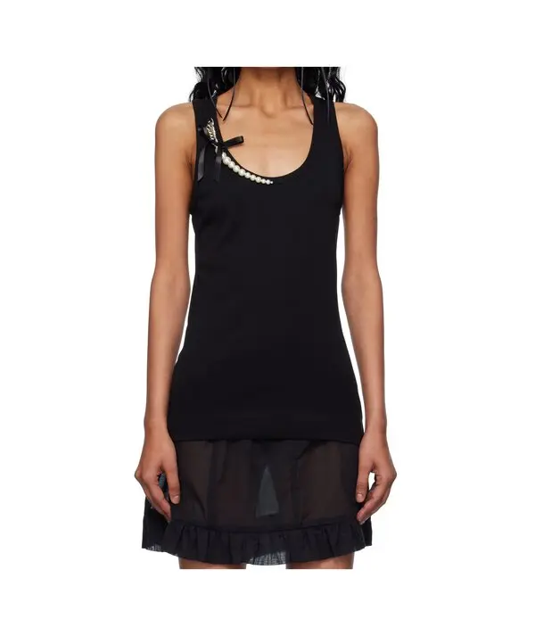 Simone Rocha Pearl Chain Vest