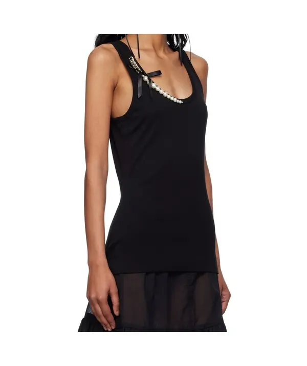 Simone Rocha Pearl Chain Vest