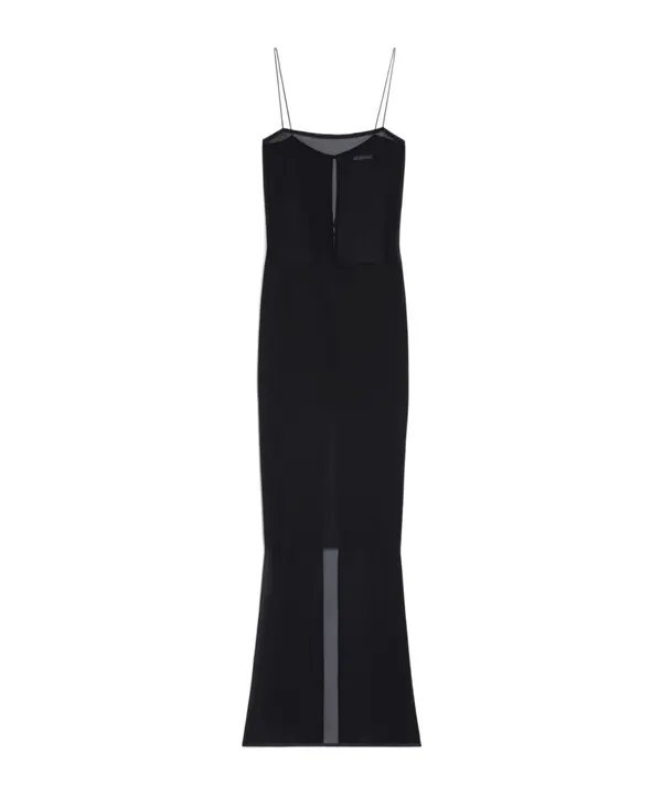 Jacquemus Long Sheer Strap Maxi Dress