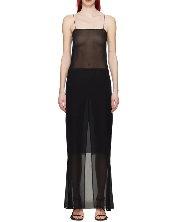 Jacquemus Long Sheer Strap Maxi Dress