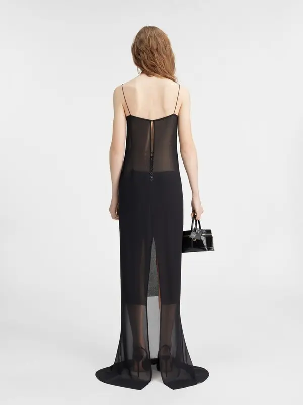 Jacquemus Long Sheer Strap Maxi Dress