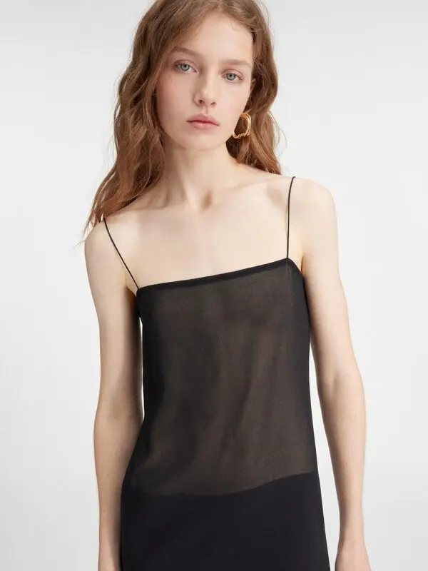 Jacquemus Long Sheer Strap Maxi Dress