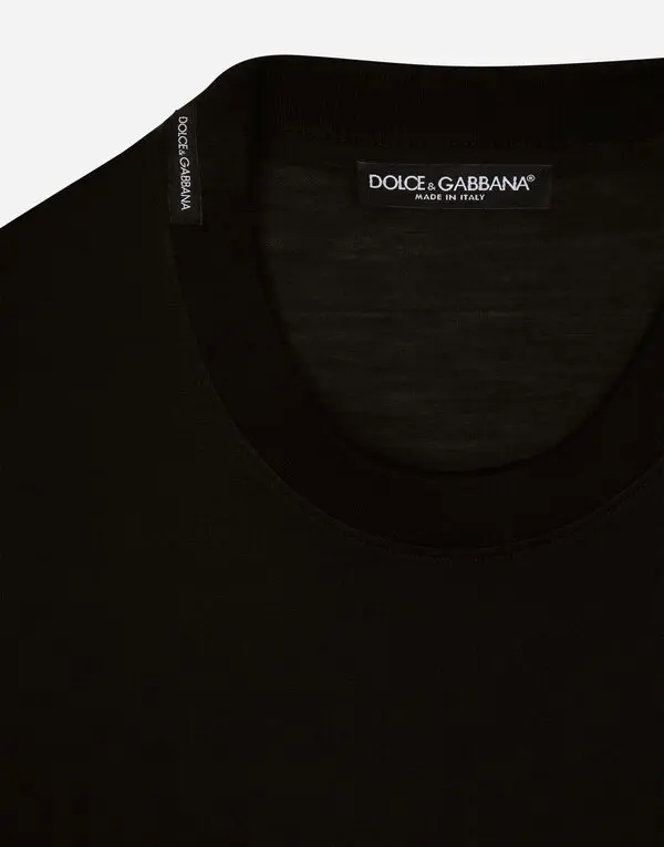 Dolce & Gabbana Dolce Gabbana Short-sleeved Crewneck T-shirt - Black