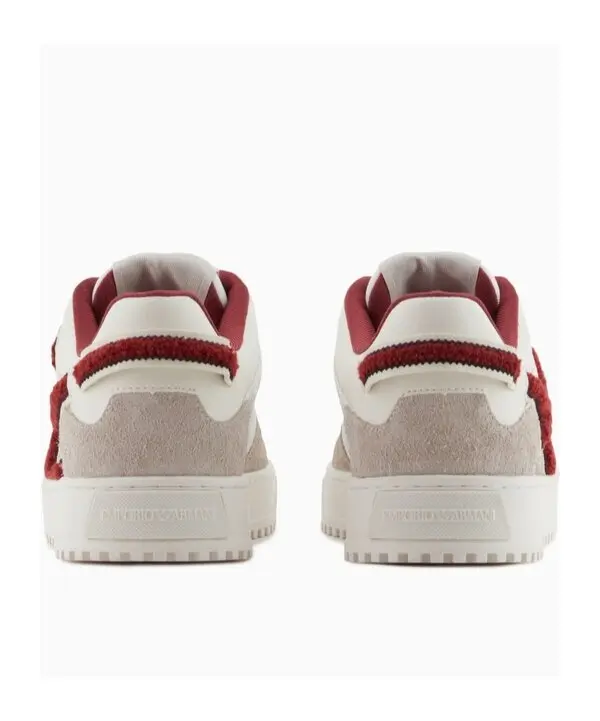Emporio Armani Paneled Lace-up Sneakers