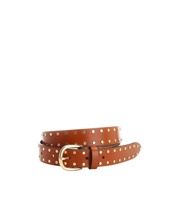 Isabel Marant Étoile Studded Leather Belt - Brown