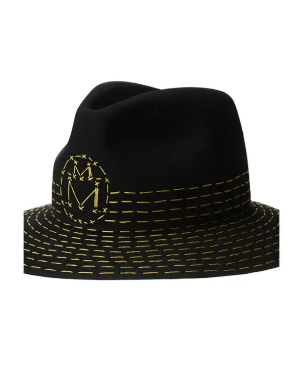 MAISON MICHEL Embroidered Logo Hat