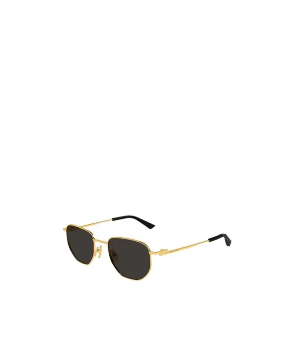 Bottega Veneta Geometric Metal Sunglasses - Gold