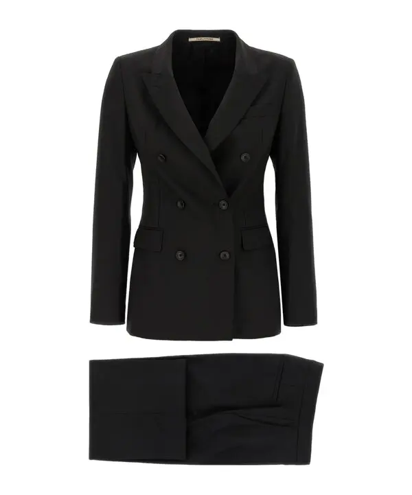 Tagliatore Double-breasted Suit - Black