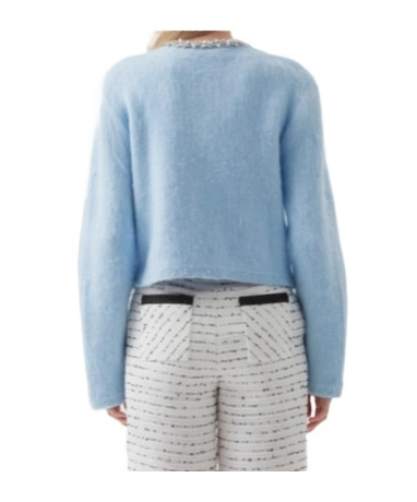 Marissa Chiara Embellished Crewneck Long Sleeve Jacket