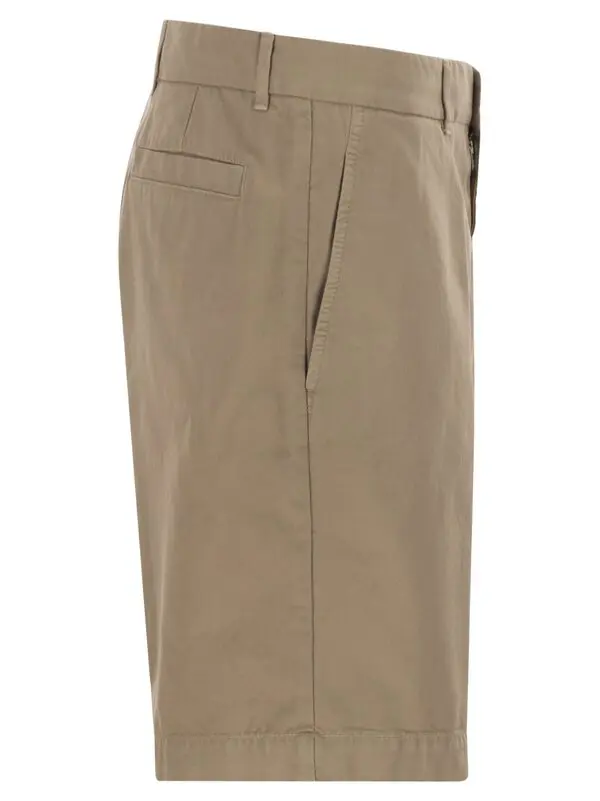 Brunello Cucinelli Buttoned Bermuda Shorts - Brown