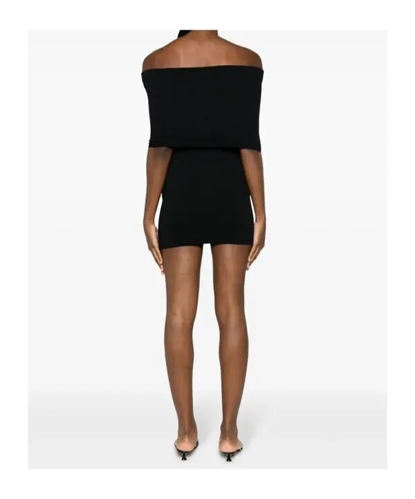 Wardrobe.NYC Off-the-shoulder Bodycon Minidress