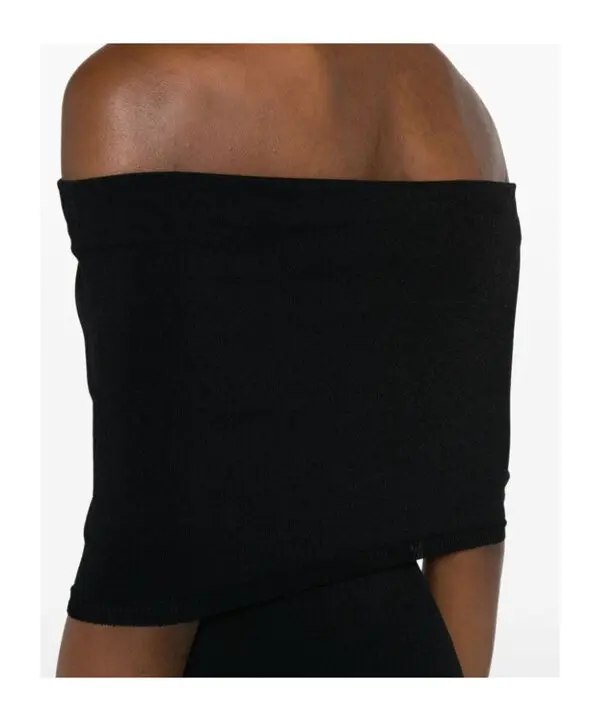 Wardrobe.NYC Off-the-shoulder Bodycon Minidress