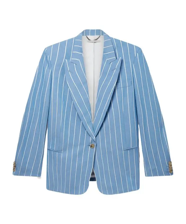 Stella McCartney Striped Single-breasted Blazer