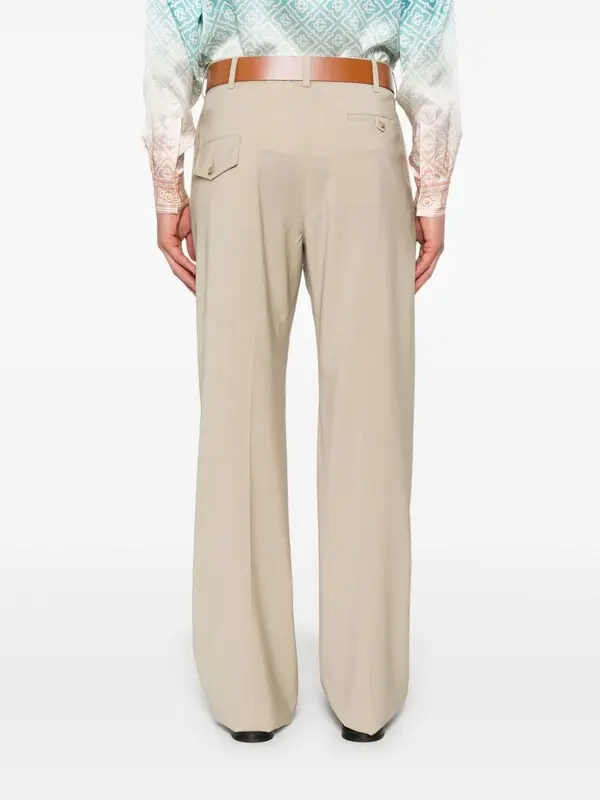 Moschino Belted Straight-leg Trousers