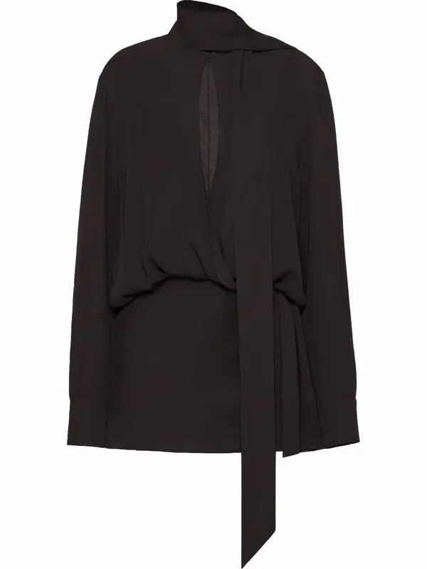 Valentino Garavani Scarf Detail Mini Dress