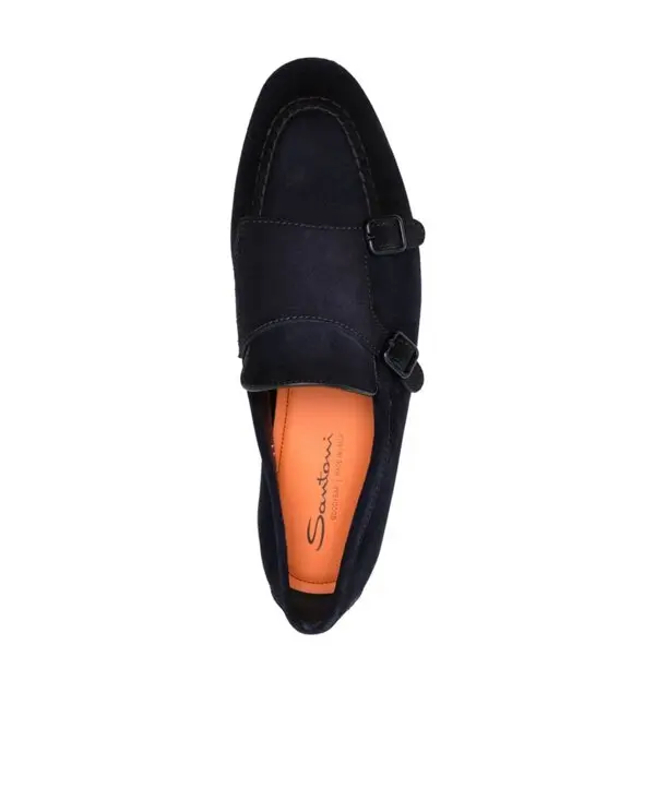 Santoni Double-buckle Loafers