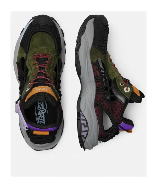 Versace Mercury Lace-up Sneakers - Black