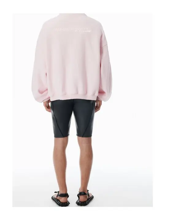 Alexander Wang Logo Detail Zip-up Hoodie