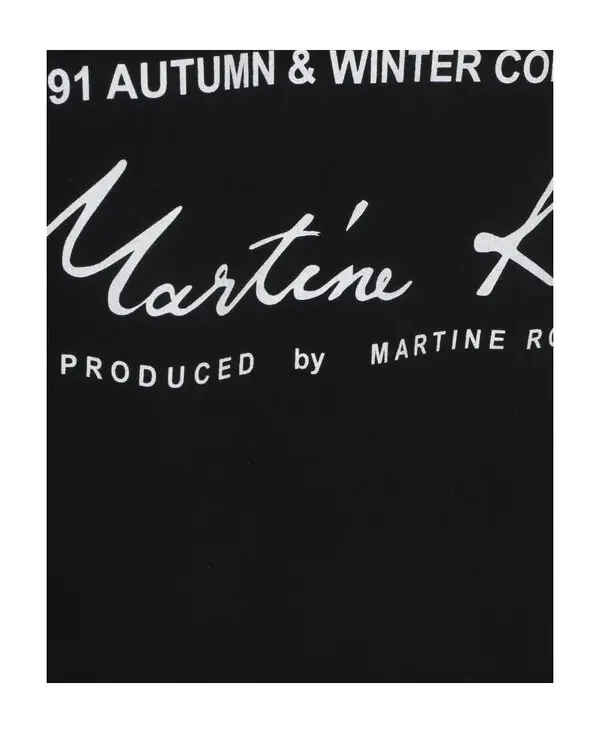 Martine Rose Logo Printed Drawstring Hoodie
