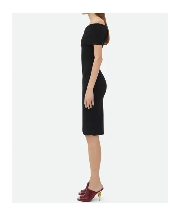 Bottega Veneta Off-the-shoulder Fitted Dress
