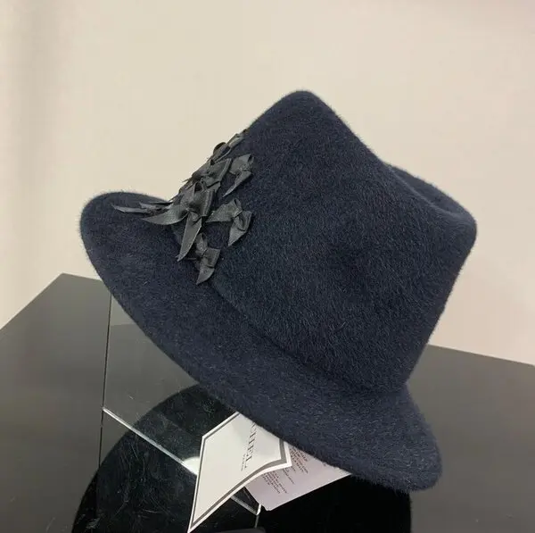 MAISON MICHEL Bow Detail Hat