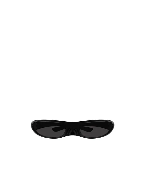 Balenciaga Wraparound Shield Sunglasses - Black