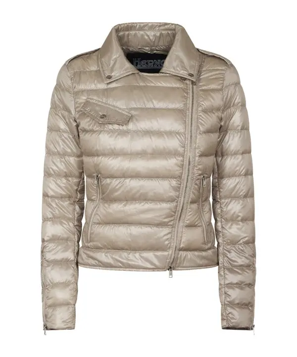 Herno Asymmetrical Zipper Down Jacket