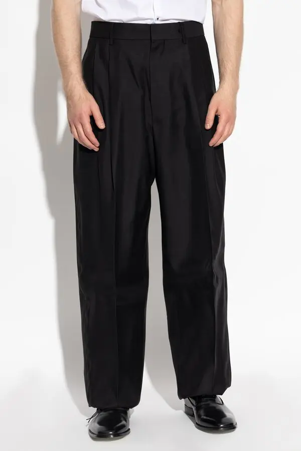 Dsquared2 Wide-leg Tailored Trousers - Black