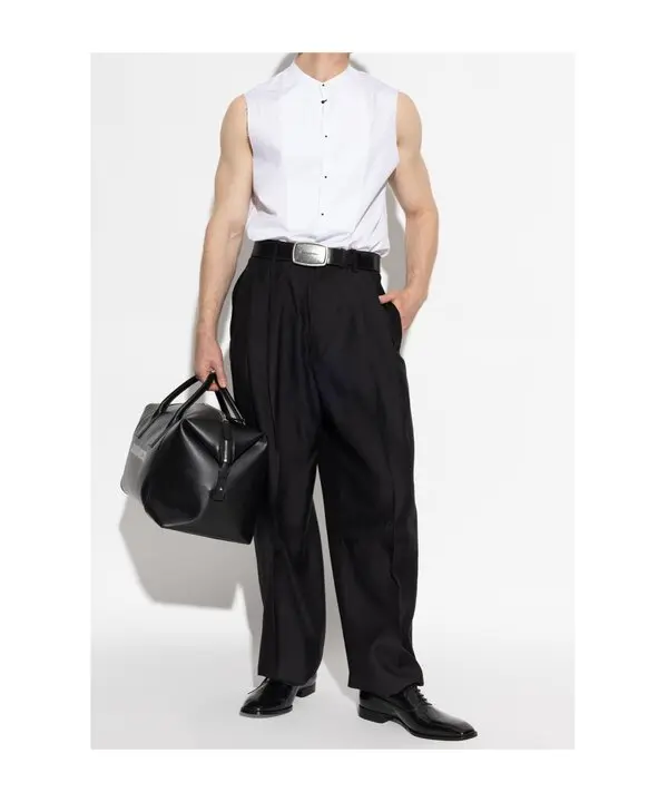 Dsquared2 Wide-leg Tailored Trousers - Black