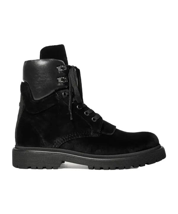 Moncler Lace-up Ankle Boots - Black