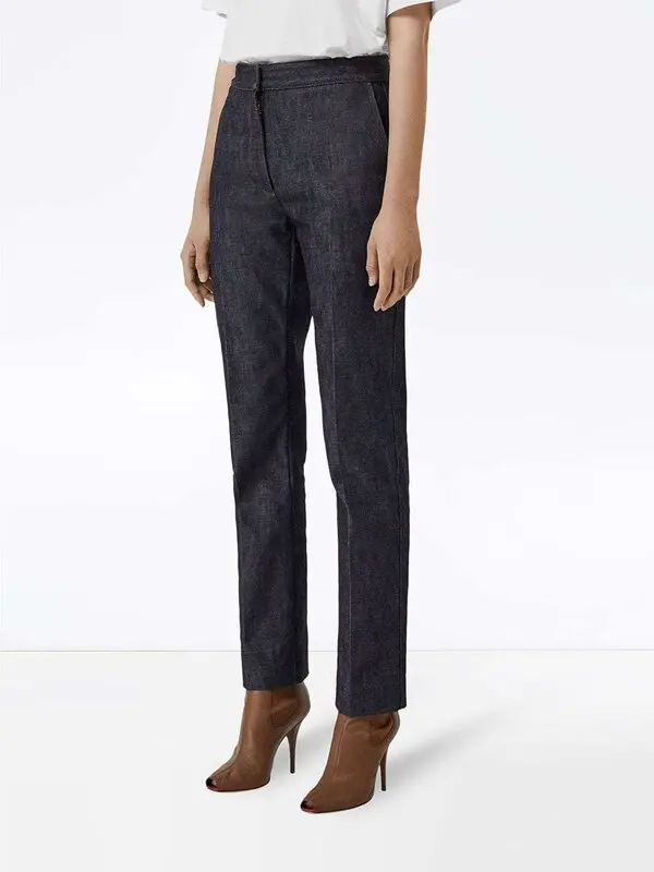 Burberry Straight Fit Monogram Motif Japanese Denim Jeans