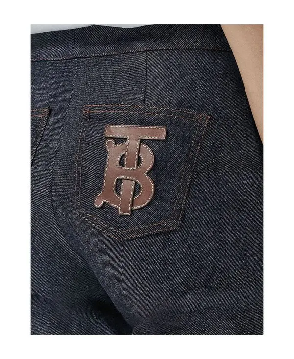 Burberry Straight Fit Monogram Motif Japanese Denim Jeans