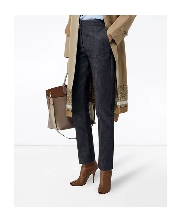 Burberry Straight Fit Monogram Motif Japanese Denim Jeans