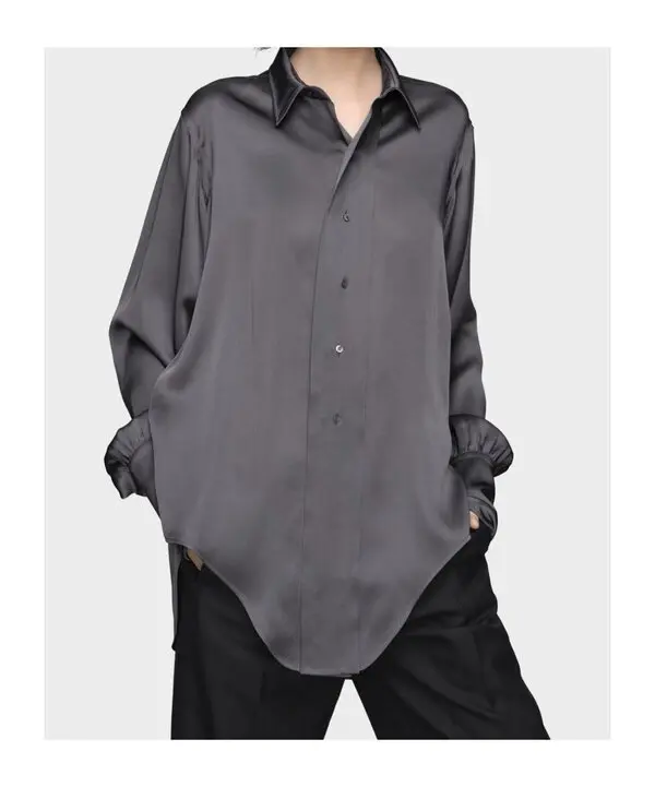 MAISON MARGIELA Long-sleeved Shirt - Gray