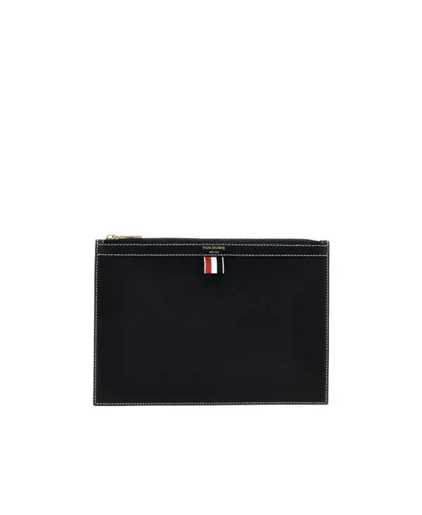 Thom Browne Zipped Document Holder - Navy Blue