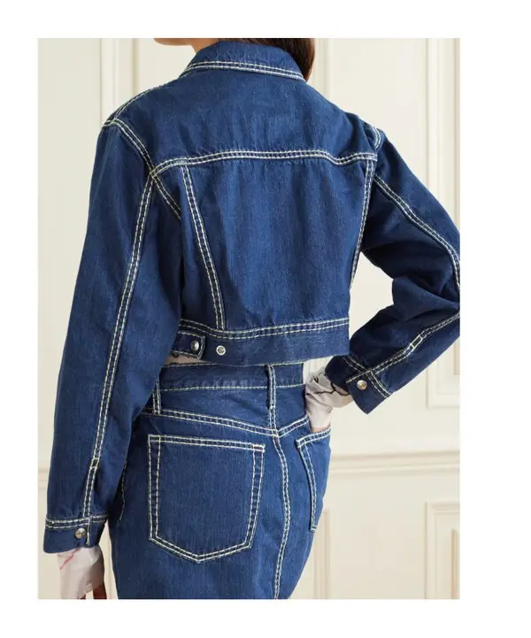RE/DONE Cropped Denim Jacket