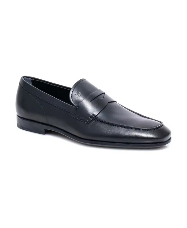 TOD'S Penny Loafers In Smooth Leather - Black