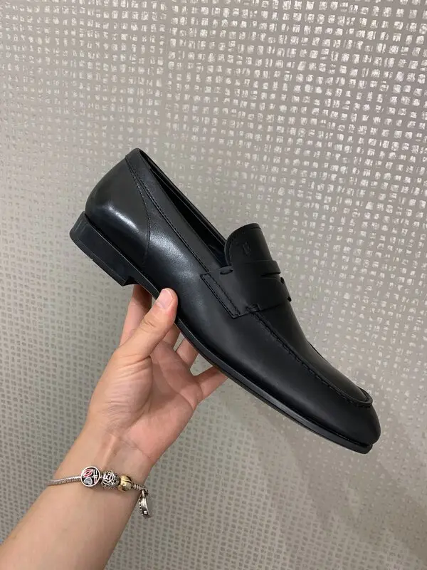 TOD'S Penny Loafers In Smooth Leather - Black