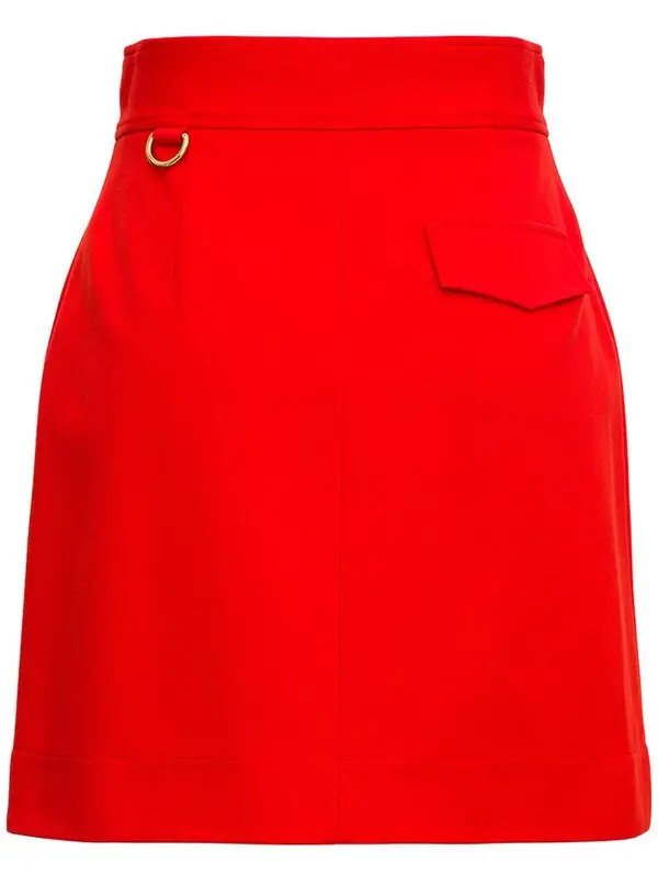 Givenchy Buttoned A-line Mini Skirt