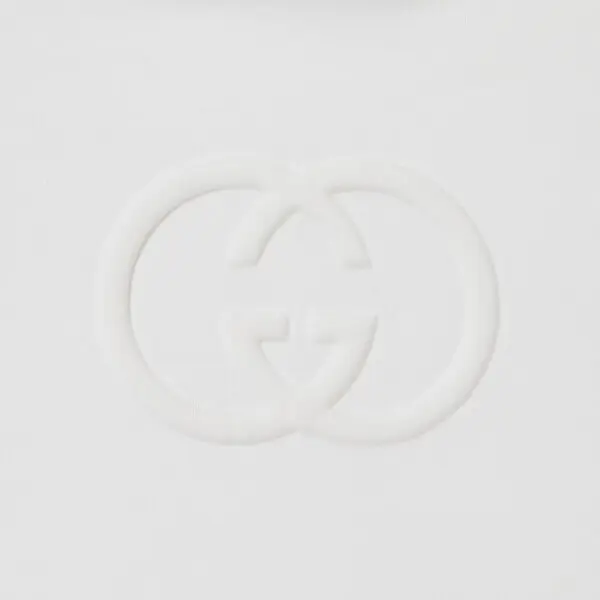Gucci Brushed Cotton Sweatshirt With Embossed Interlocking G Logo - White