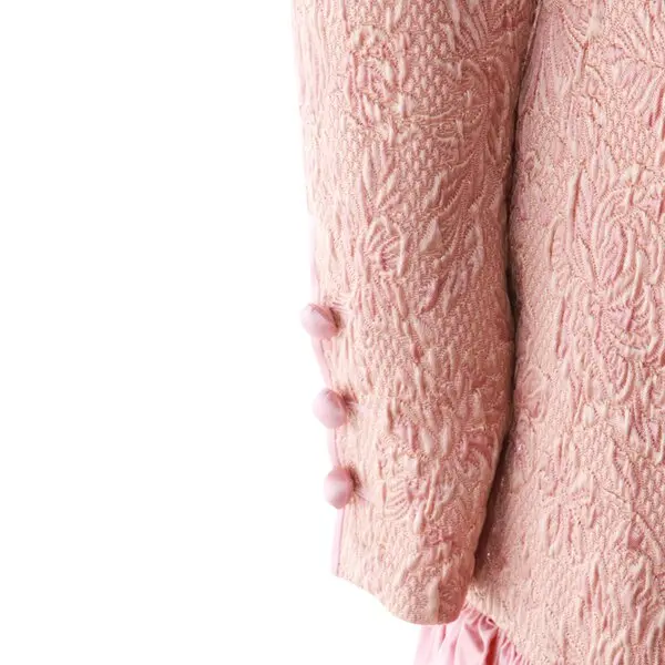 Valentino Garavani Organza Bow And Ruffled Hem Mini Dress - Pink