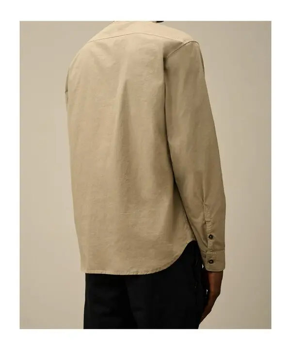 C.P. COMPANY Gabardine Shirt - Nude
