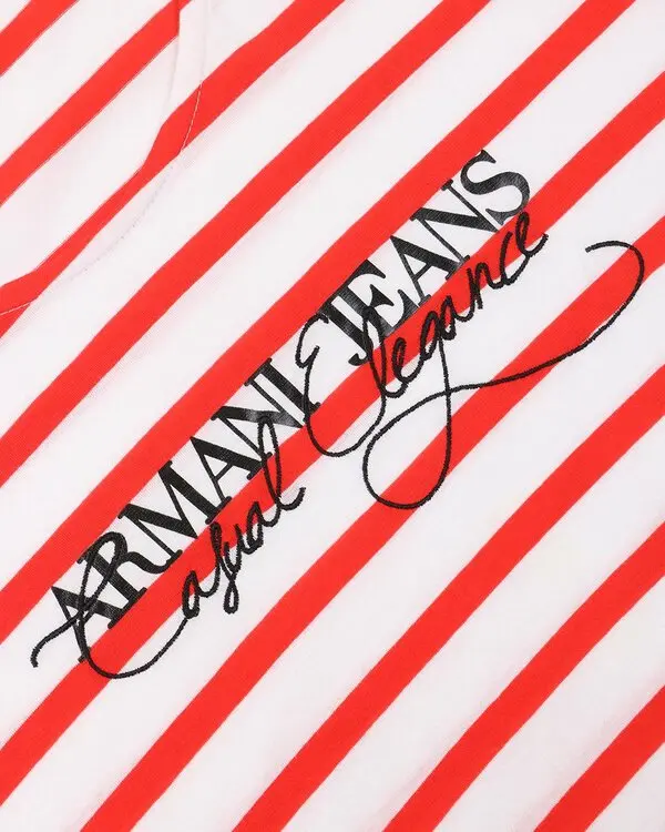 Emporio Armani Striped Round Neck T-shirt