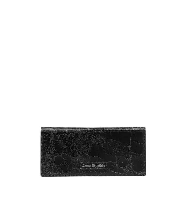 Acne Studios Logo Detailed Foldover Wallet